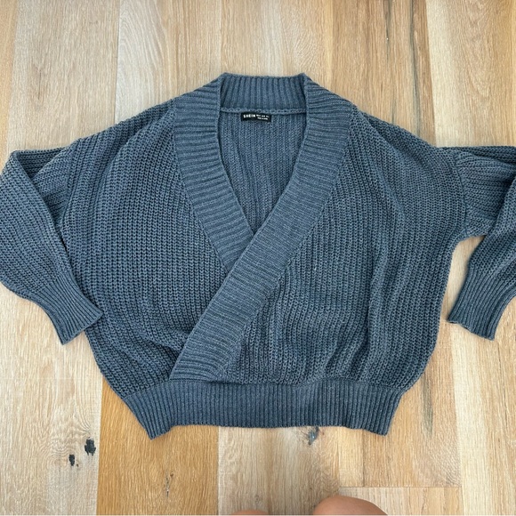SHEIN | Sweaters | Shein Cross Front Sweater Size M | Poshmark